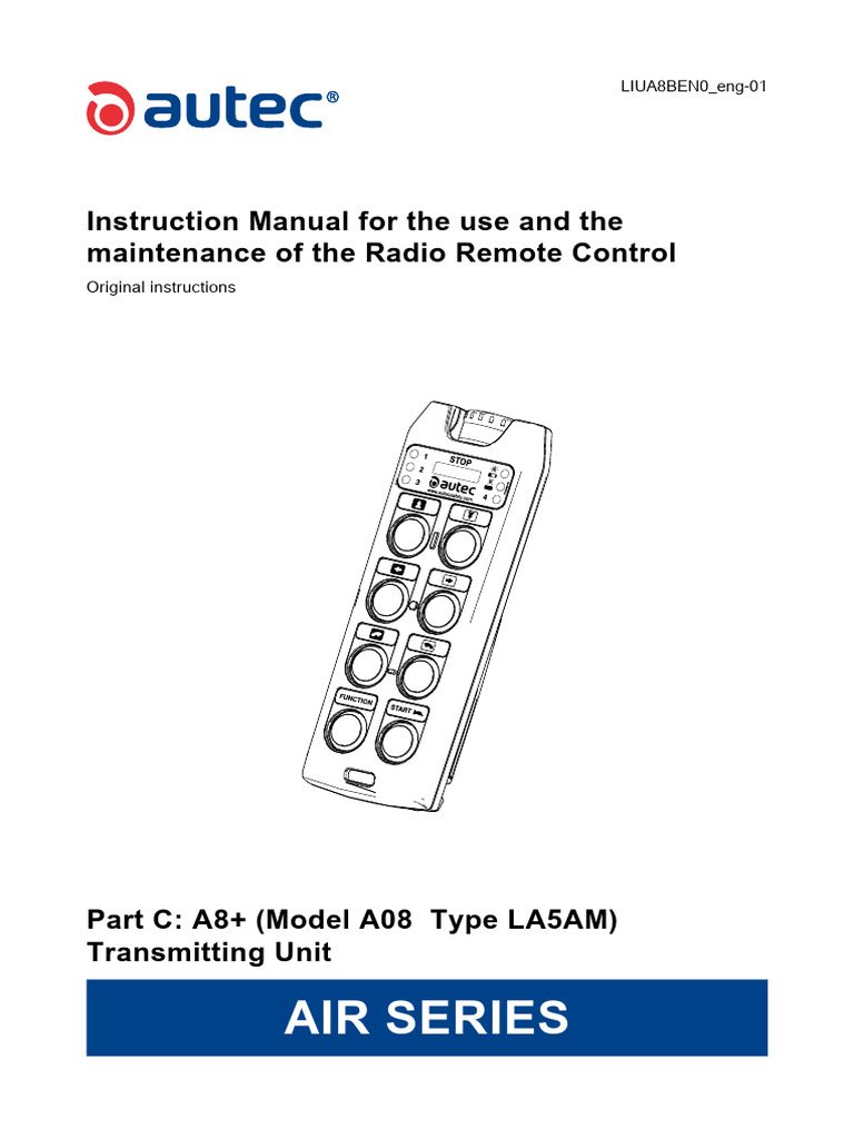 User Manual AUTEC | PDF