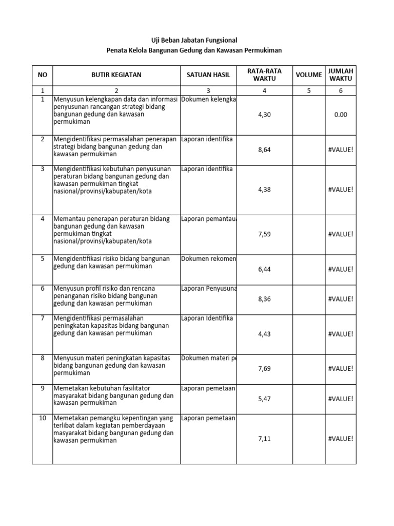 Simulasi Perhitungan Formasi JF BGKP | PDF