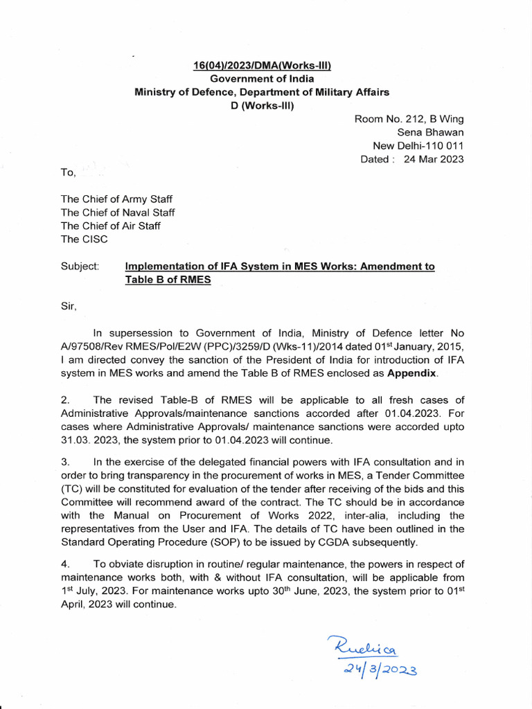 Amended Table B Rmes | PDF