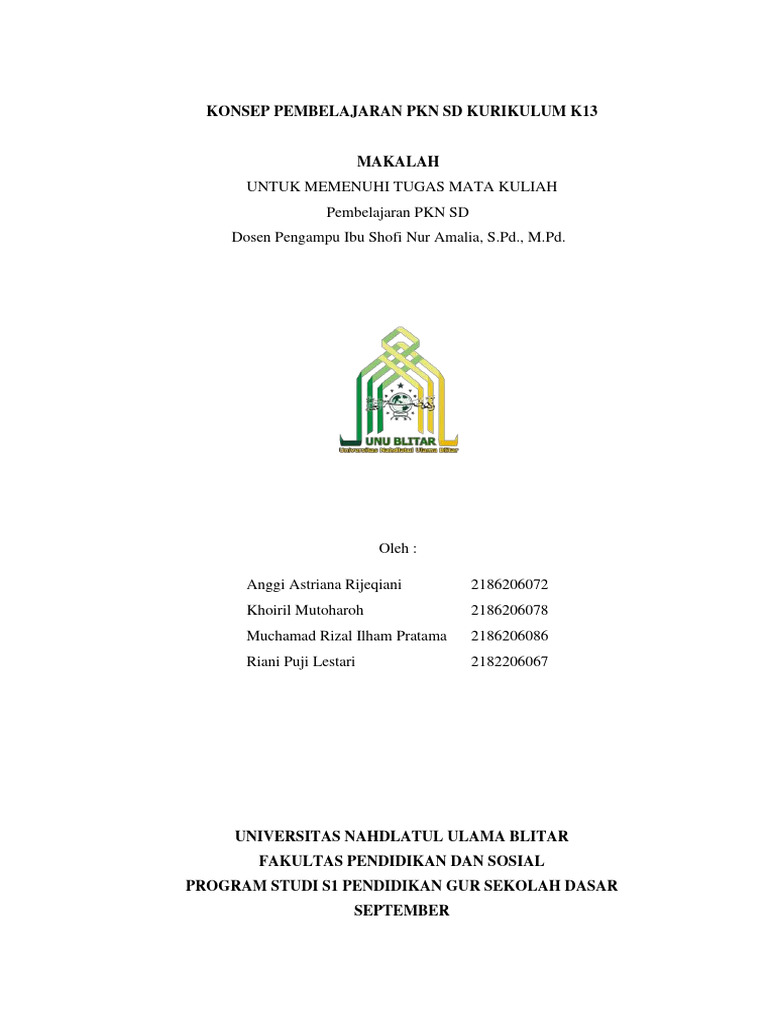 Makalah PKN Kel 1 | PDF | Seni