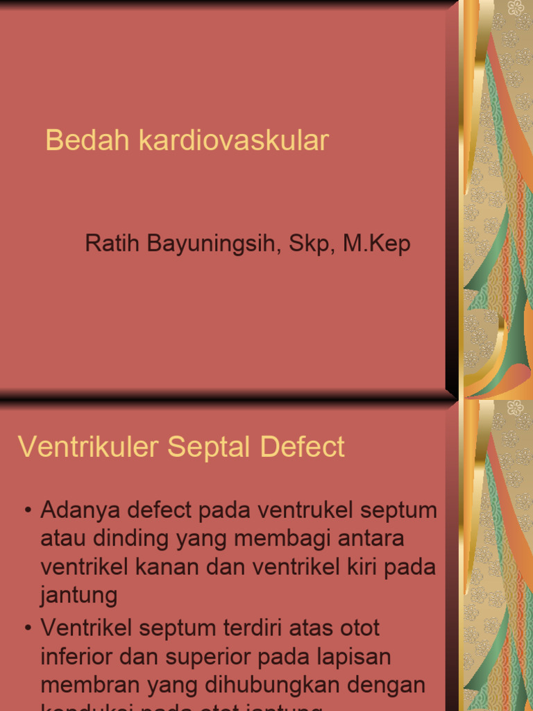 Kelainan Jantung Bawaan: VSD, ASD, TOF | PDF