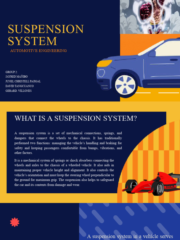 Suspension System | PDF | Vehicle Industry | Vehicles