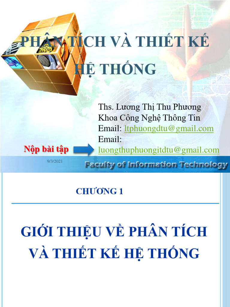 CS 303 - Phan Tich Thiet Ke He Thong - Lectures Slides - 1 | PDF