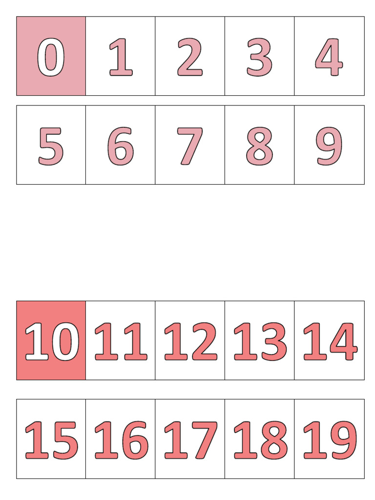 Frise Numérique 100 | PDF