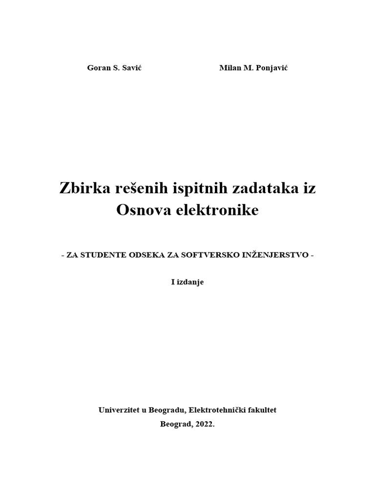 Zbirka | PDF