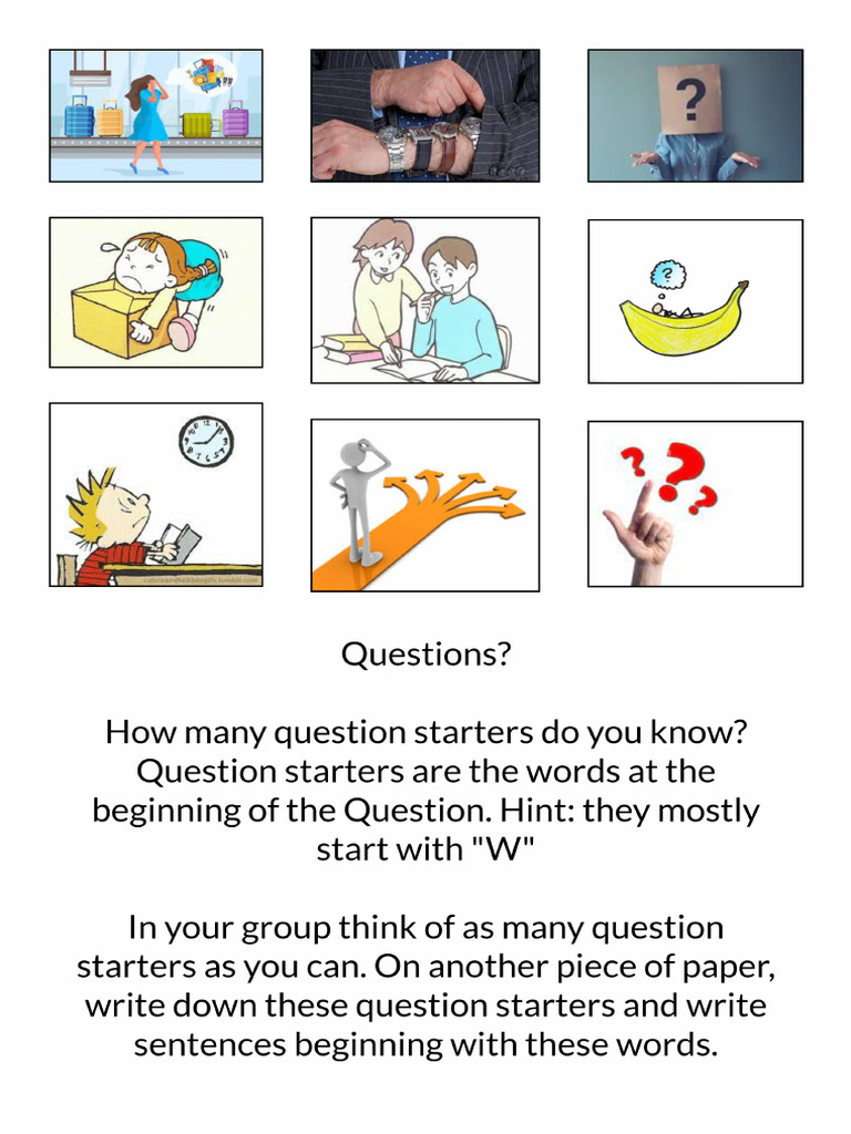 Question Words | PDF
