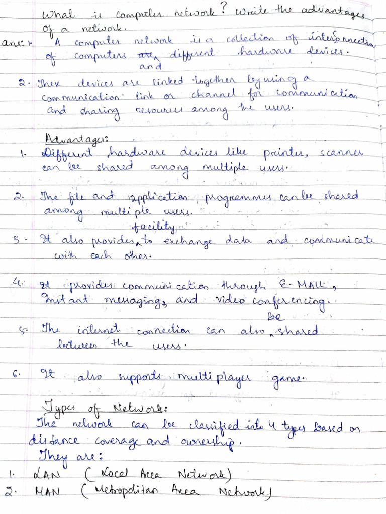 Networking & Its Types | PDF