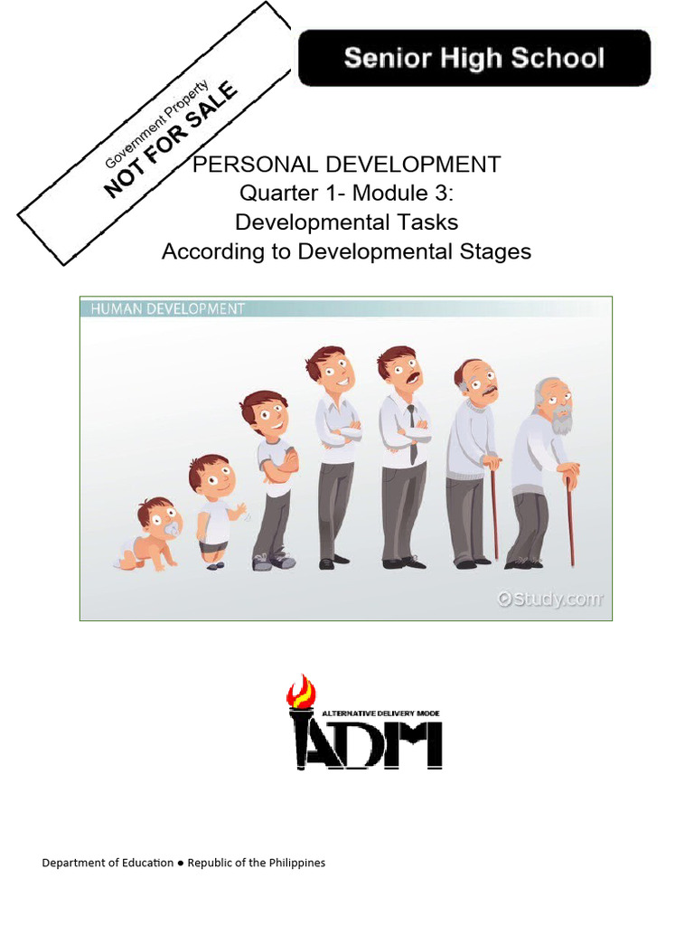 PerDev Q1 Module-3 Developmental-Tasks AccordingToDevelopmental-Stage | PDF