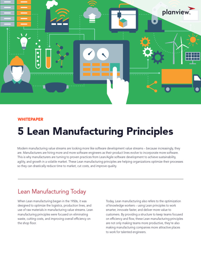 5 Lean Manufacturing Principles | PDF