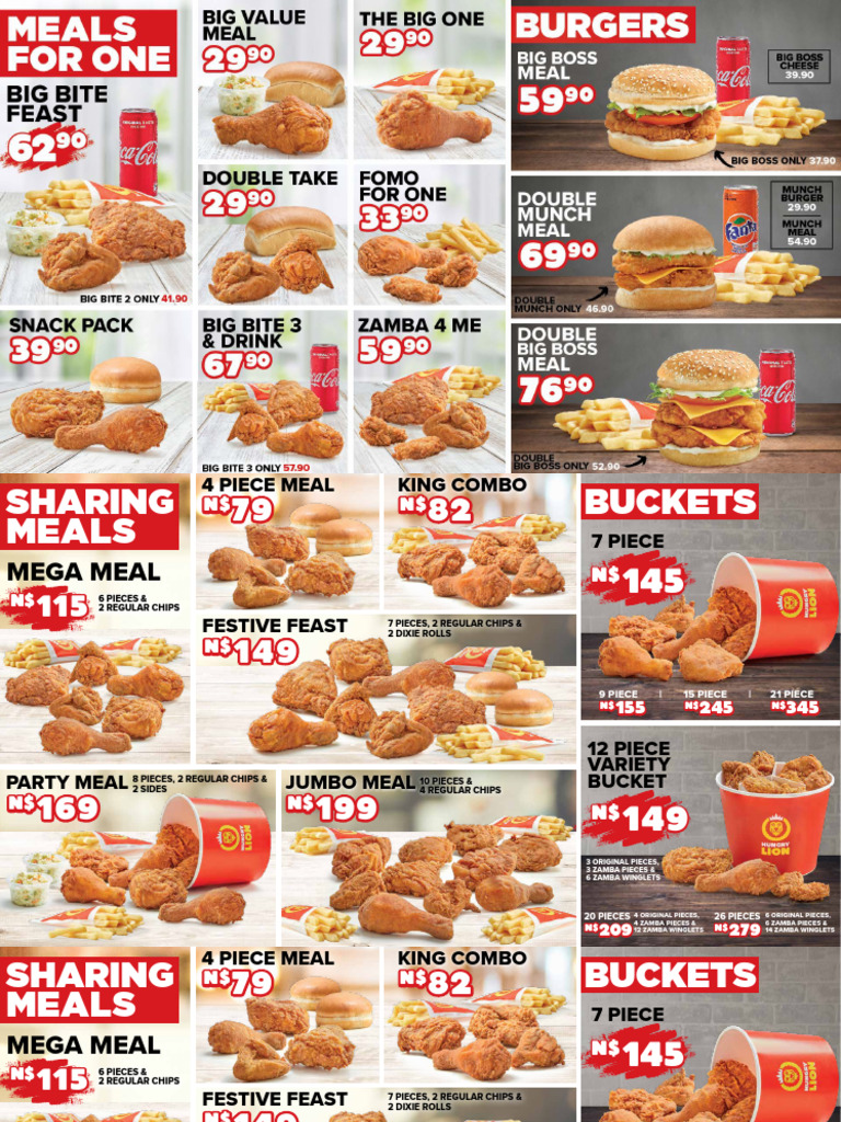 Namibia Downloadable Menu | PDF