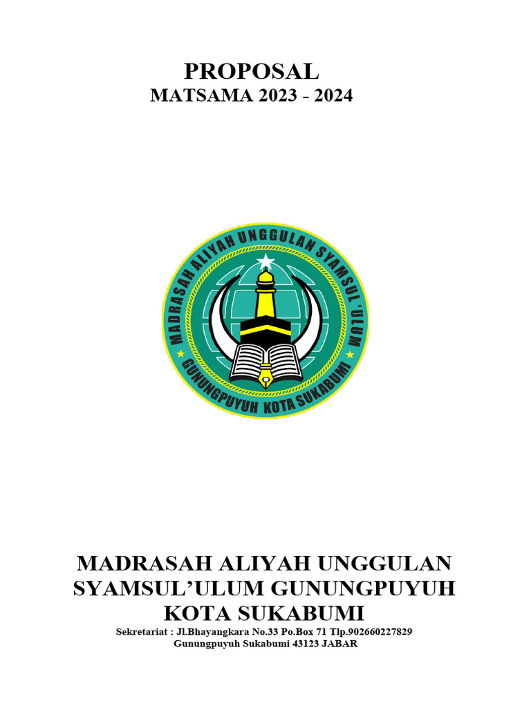 PROPOSAL MATSAMA ntt | PDF