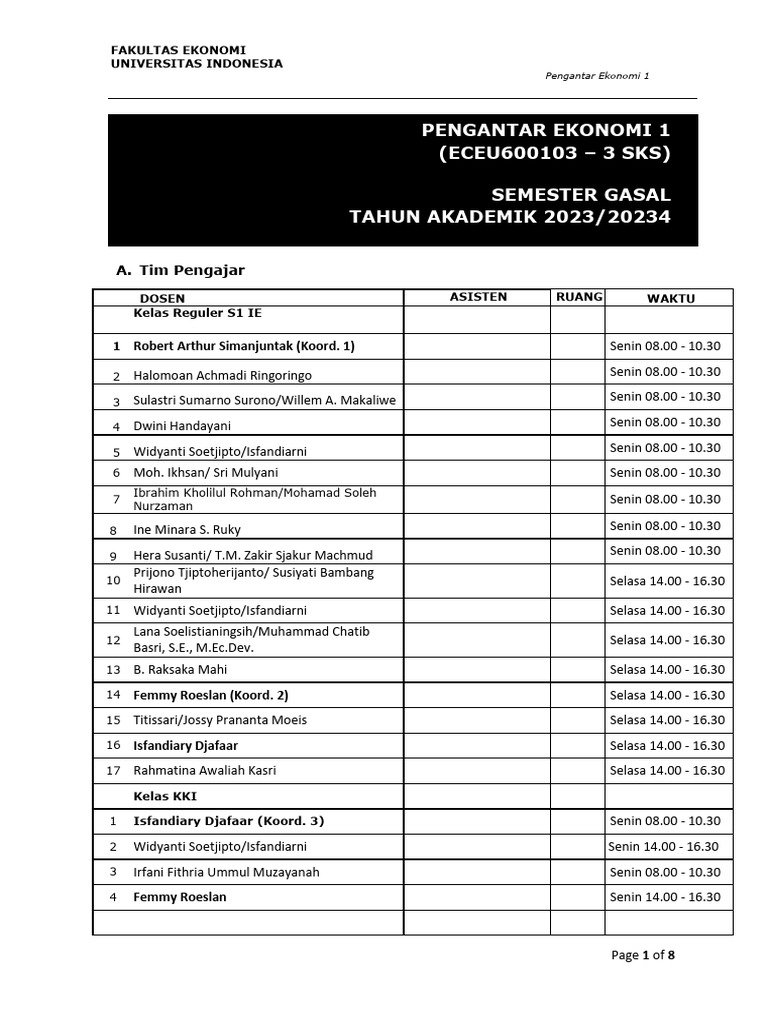 Silabus - PE1 - 2023-24 | PDF