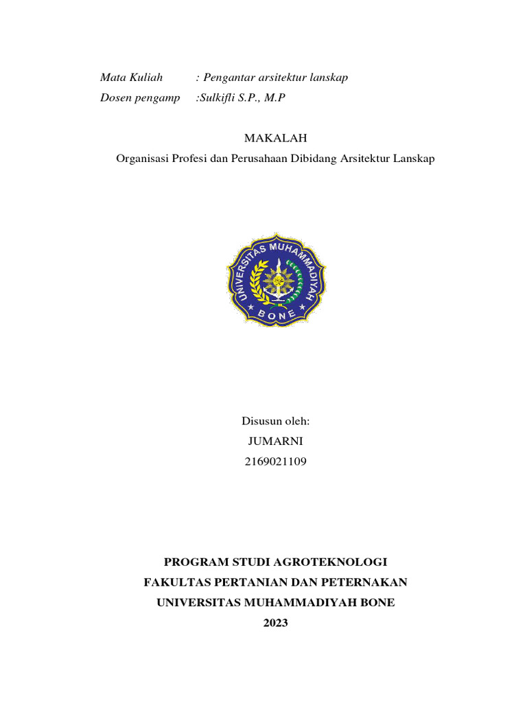 Tugas Mandiri-Arsitektur Landscape | PDF