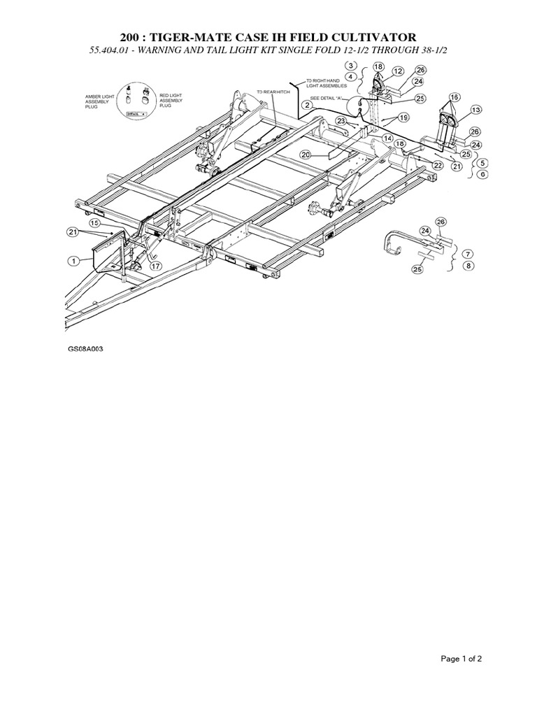 Case - Tiger - Mate 200 | PDF | Washer (Hardware) | Nut (Hardware)
