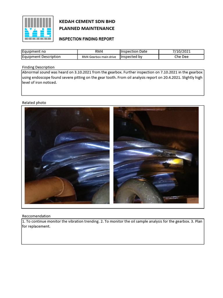 RM3 and RM4 Internal Gearbox - 10.8.2021 | PDF