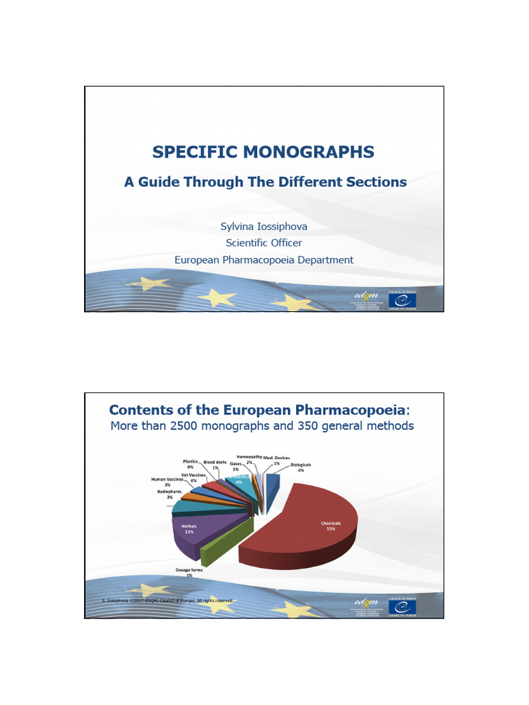 European Pharmacopoeia Monographs Guide | PDF | Thin Layer ...