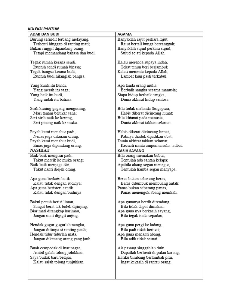Pantun | PDF