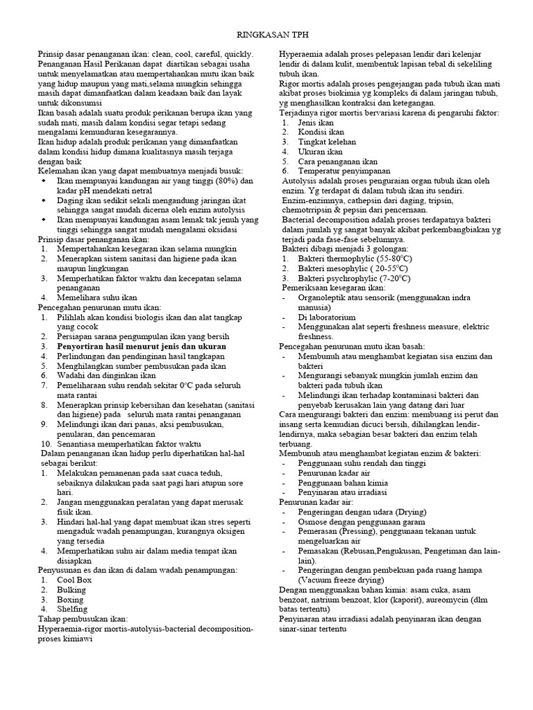 Panduan Penanganan Ikan Segar | PDF