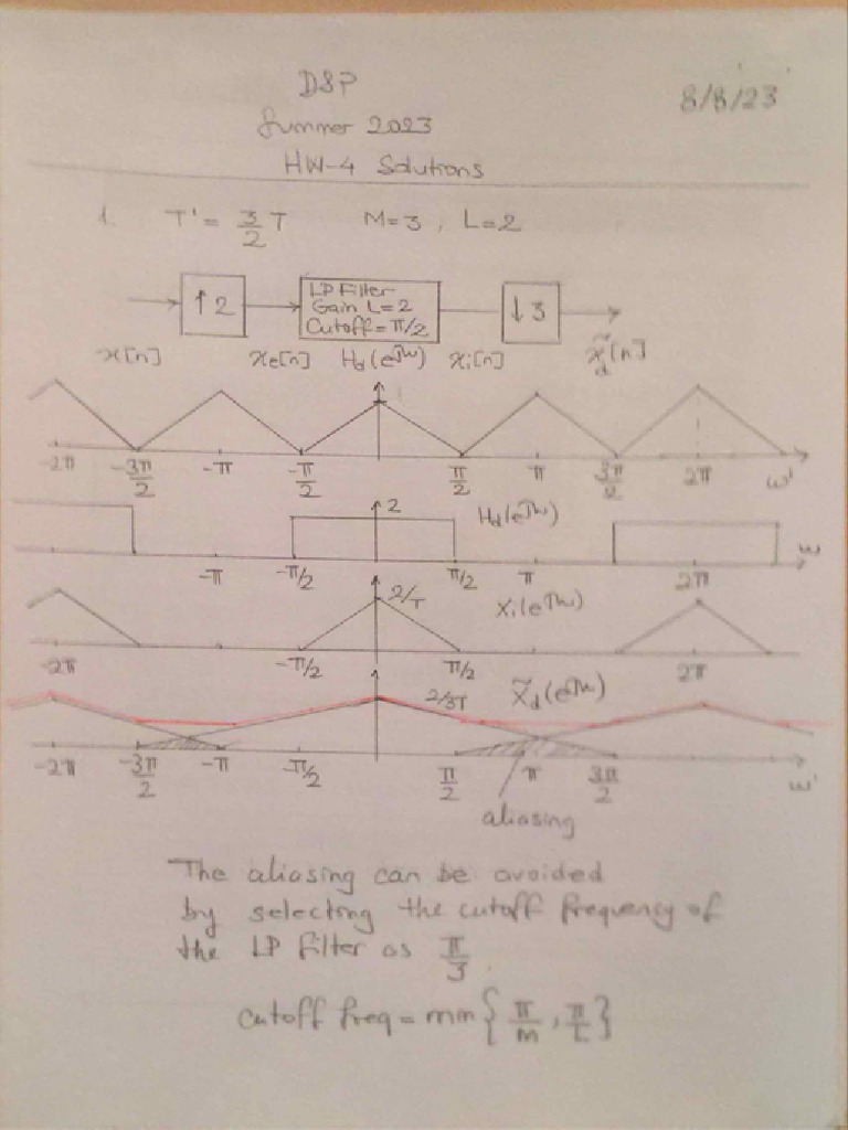 DSP Hw-5 Sol Summer 23 | PDF