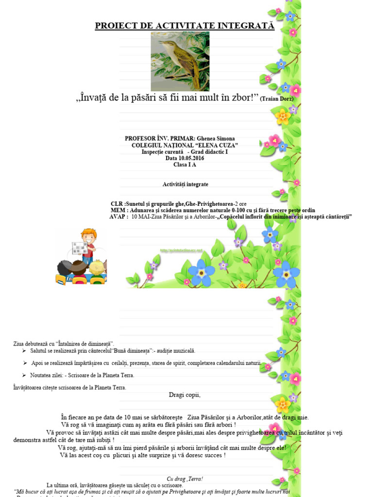 Privighetoarea i | PDF