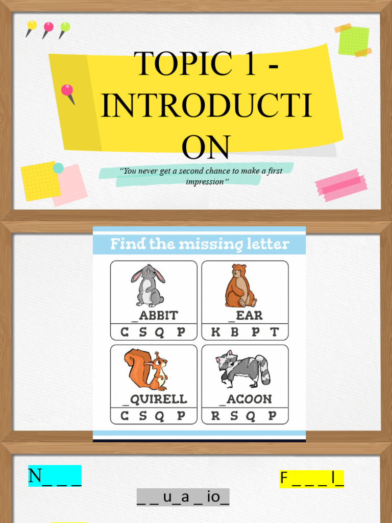 Topic 1 Introduction | PDF Topic 1 Introduction | PDF