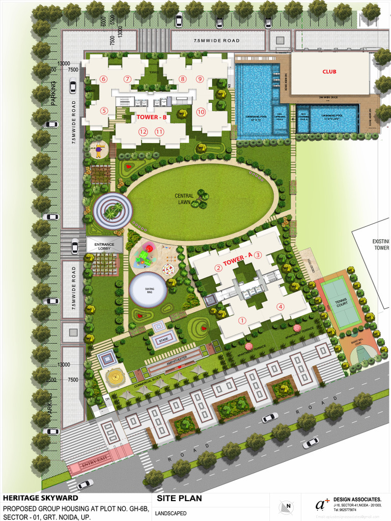 Vrinda Heritage Site Plan | PDF