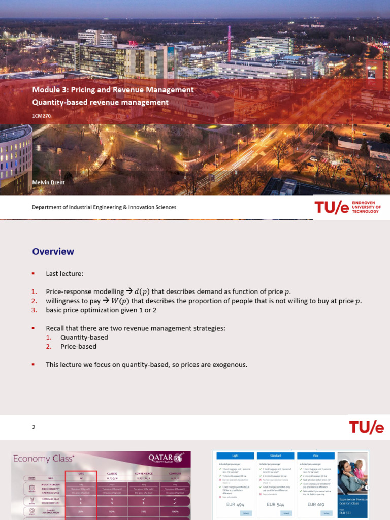 Module 3-2 - Pricing and Revenue Management | PDF