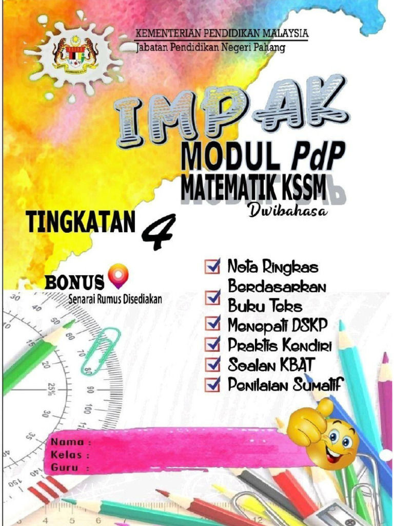 Modul Matematik Tingkatan 4 Pdf