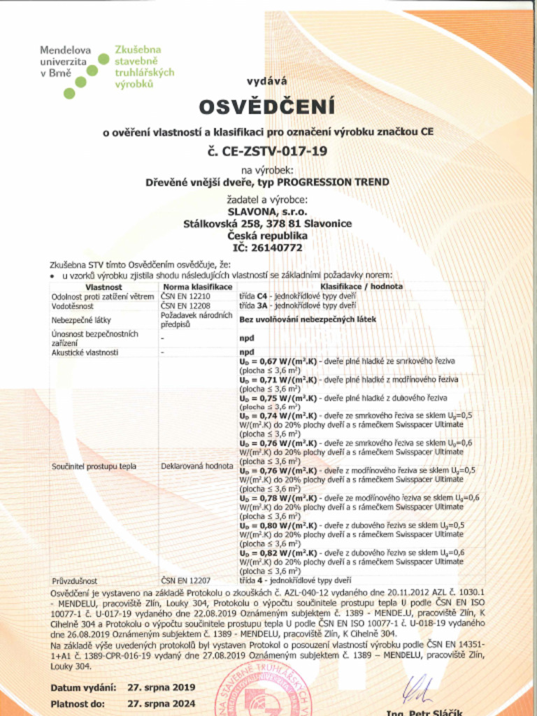 Progression VD Trend Ce-Zstv-017-19 240827 | PDF