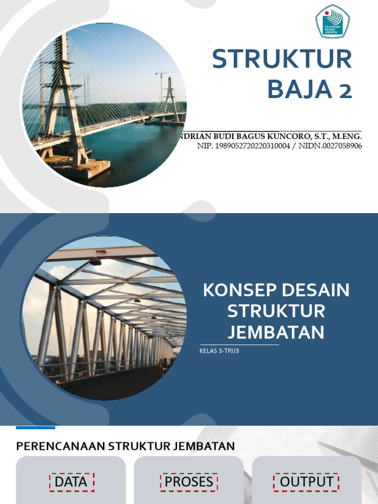 PERTEMUAN KE-1 (Konsep Desain Struktur Jembatan) | PDF