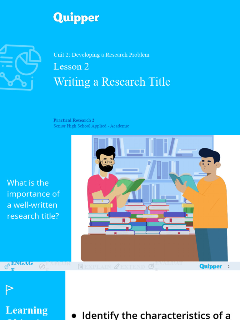 Final Ps Pr2!11!12 Unit 2 Lesson 2 Writing Research Title | PDF | Experiment | Cognition