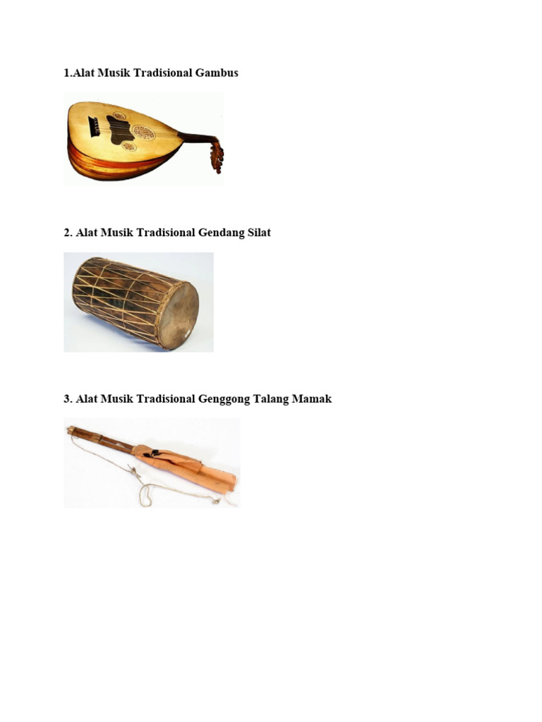 ALAT MUSIK RIAU | PDF