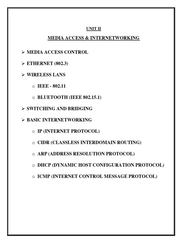CN Unit 2 2020 | PDF