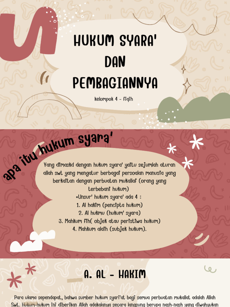 Hukum Syara - Fikih Kel 4 | PDF