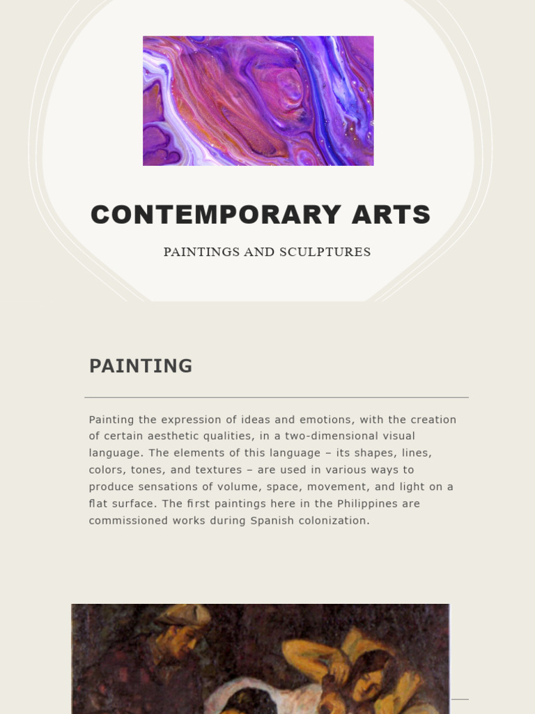 Contemporary Arts - Lecture | PDF