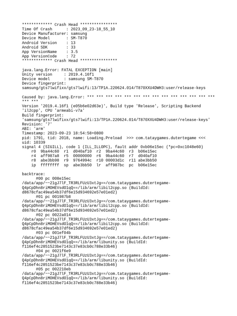 Mod Menu Crash 2023 09 23 18 55 10 Pdf Android Operating System Software 