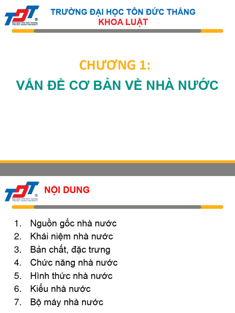 c1 - Nhung Van de Co Ban Ve Nha Nuoc | PDF