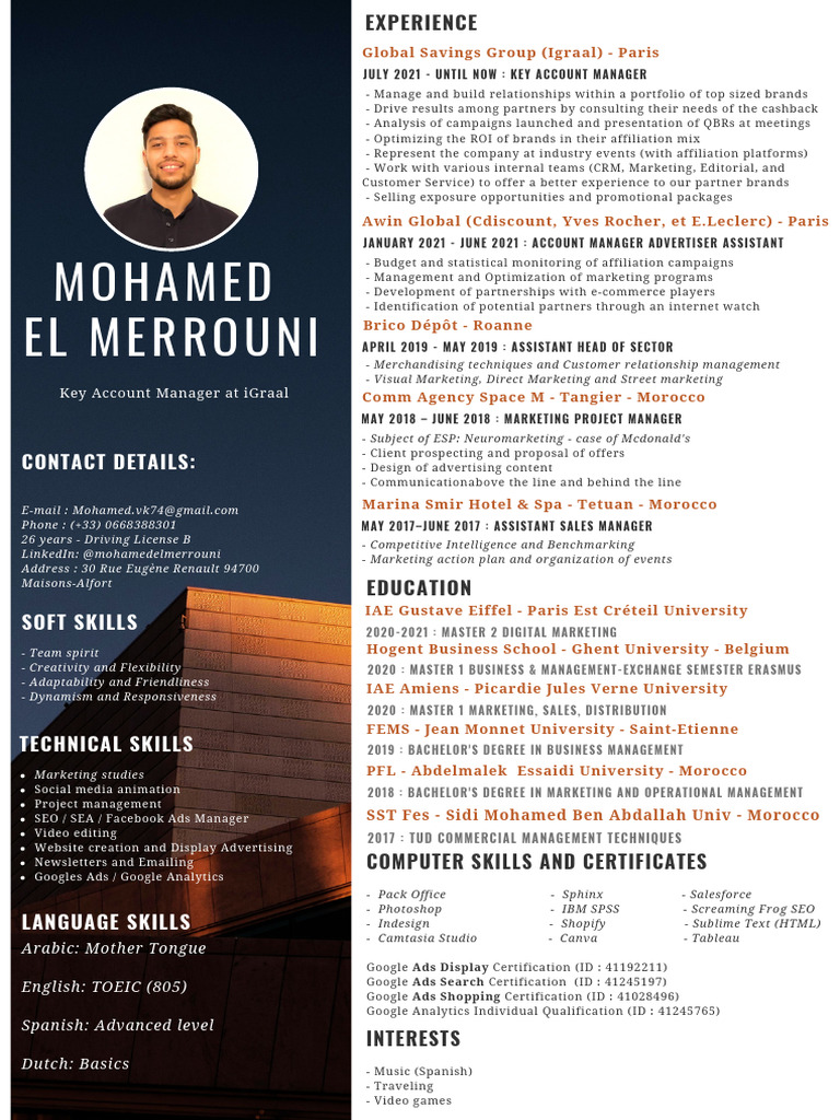 CV Kam | PDF | Customer Relationship Management | Business