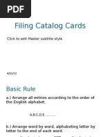 18 Filing Rules For Proper Alphabetizing: Rule 1 | PDF | Law
