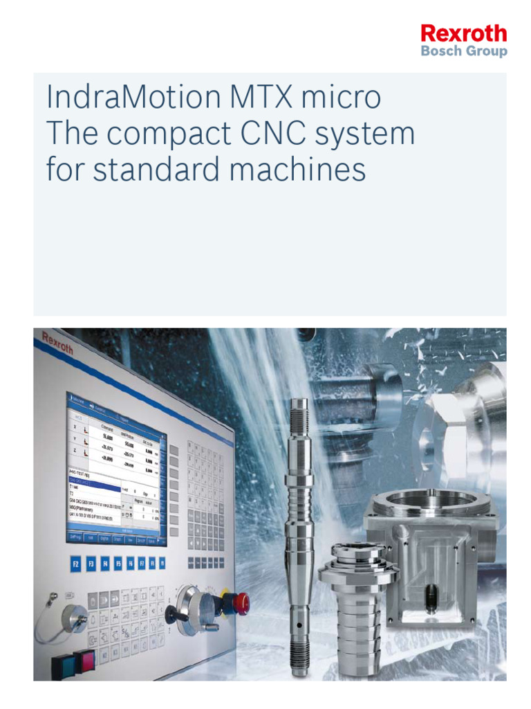 Rexroth MTX Micro | PDF | Machining | Computer Network