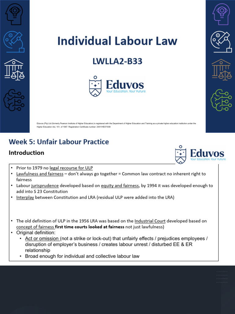 Week 5 Unfair Labour Practice | PDF