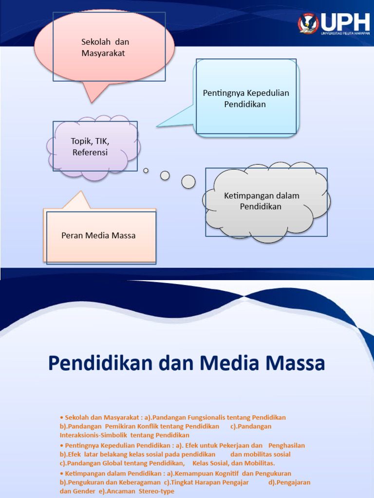 PPT-14. Pendidikan Dan Media Massa | PDF