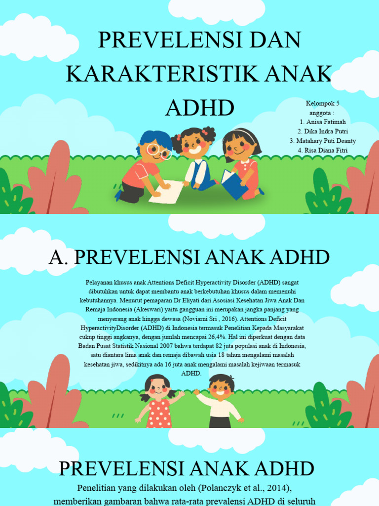 Prevalensi & Karakteristik ADHD | PDF | Gaya Hidup