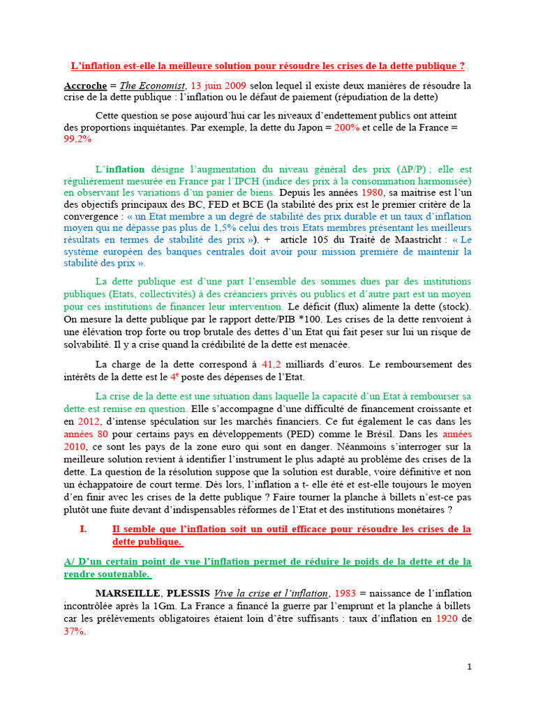 Copie Inflation | PDF