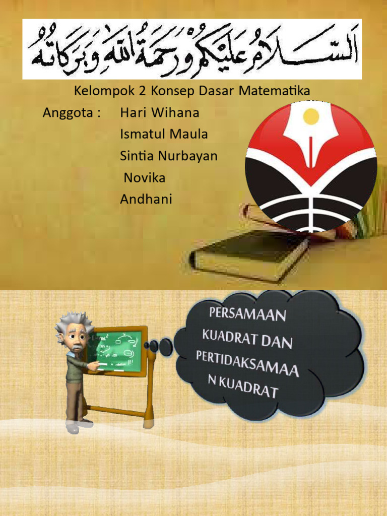 Dokumen - Tips Persamaan Dan Pertidaksamaan Kuadrat Fungsi Kuadrat Dan ...