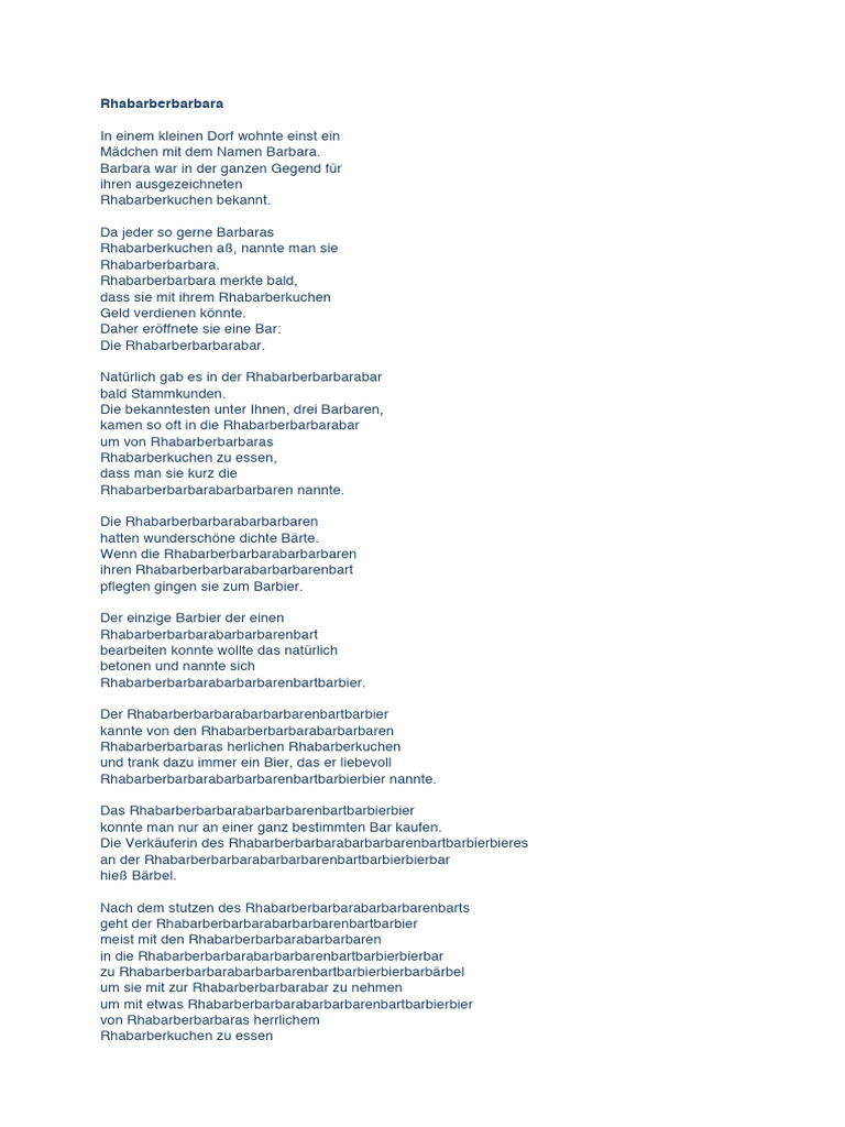 Rabarberbarara | PDF
