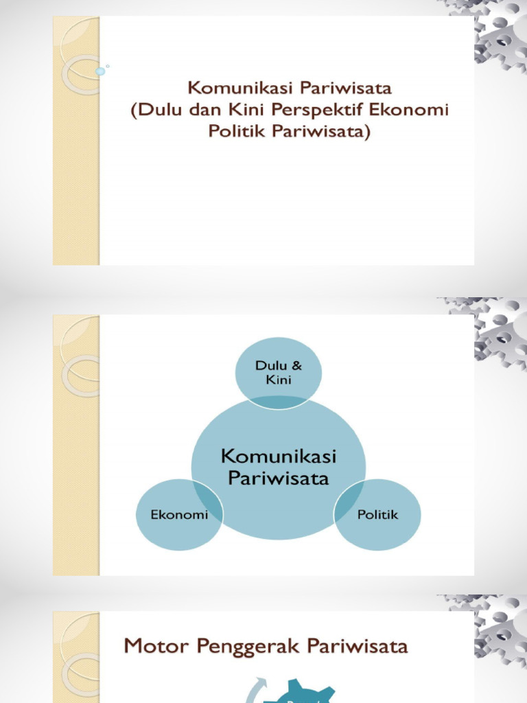 Pertemuan 3-Komunikasi Pariwisata | PDF Pertemuan 3-Komunikasi Pariwisata | PDF