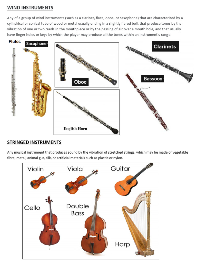 Wind Instruments | PDF