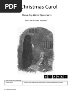 A Christmas Carol Stave 1 Quiz | PDF | Ebenezer Scrooge | Jacob Marley