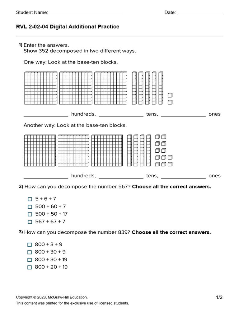 RVL 2-02-04 Digital Additional Practice | PDF | Career & Growth | Computers